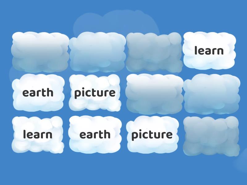 Unit 9 trick words - Matching pairs