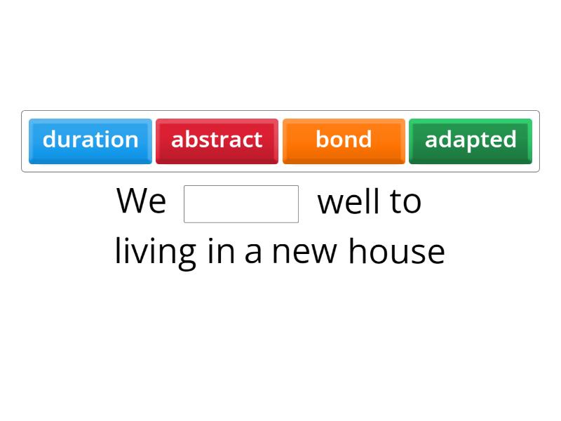 Fill in the spaces with suitable word - Complete the sentence