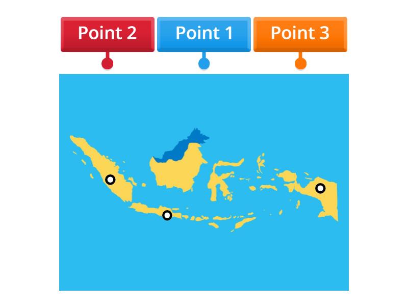 Di manakah letak Pulau Jawa? - Labelled diagram