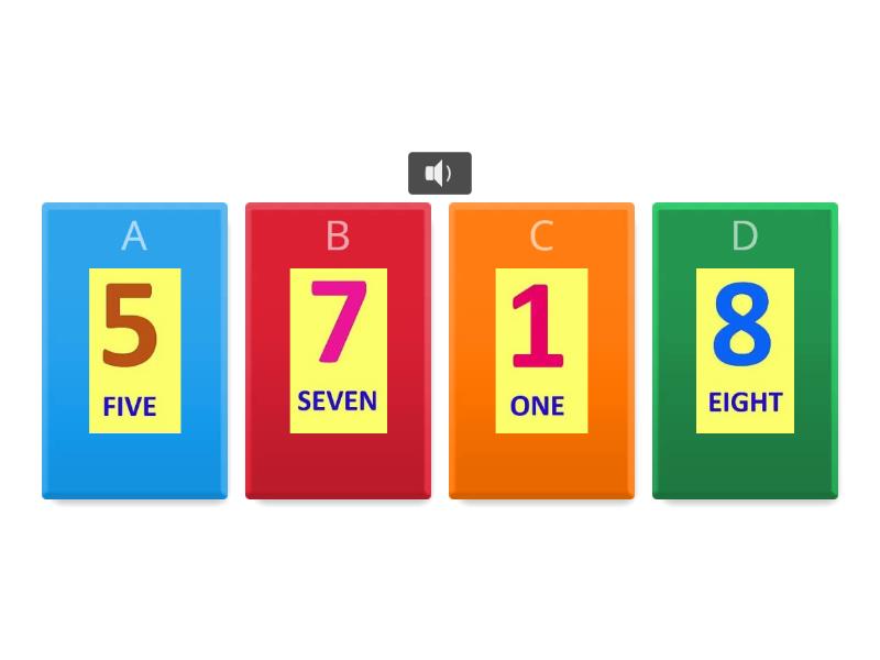 NUMBERS WITH SOUND - Quiz