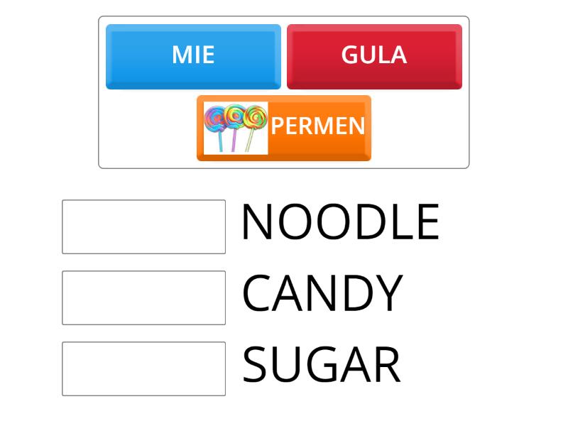 MY FAV FOOD - Match up