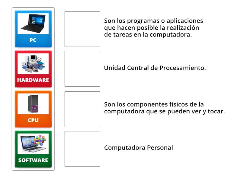 Hardware y Software - Match up