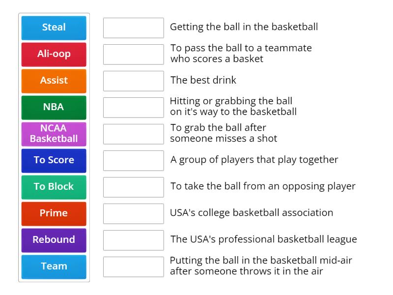 Basketball - Match up