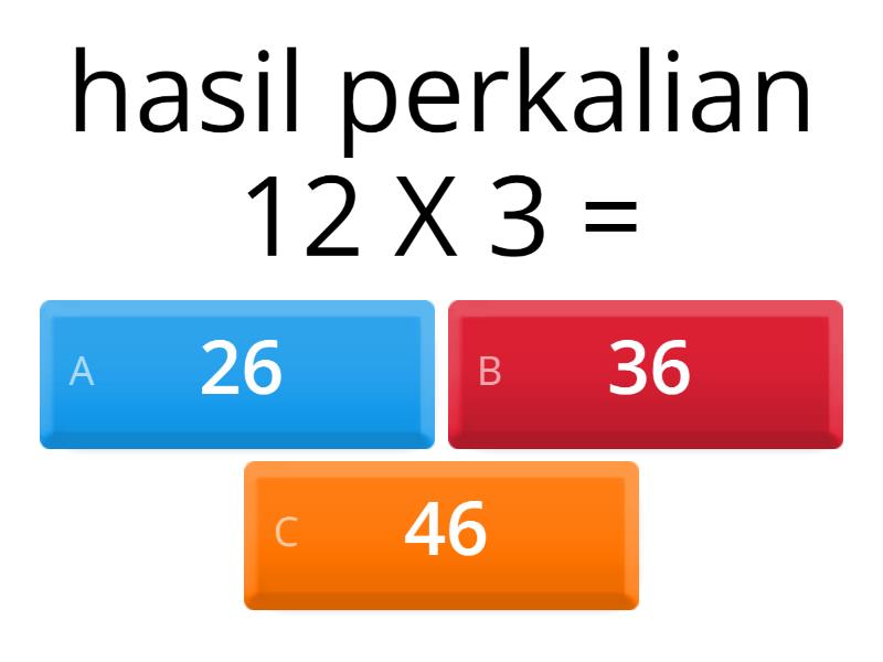 perkalian - Quiz