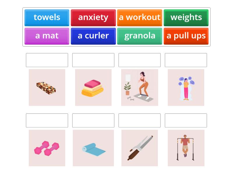 Morning routine vocabulary - Match up