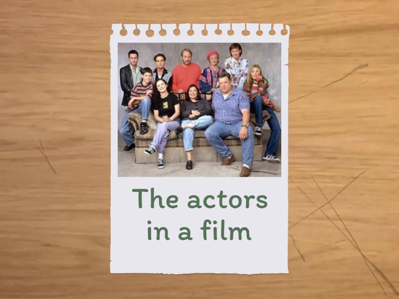 Parts of a movie - Flash cards