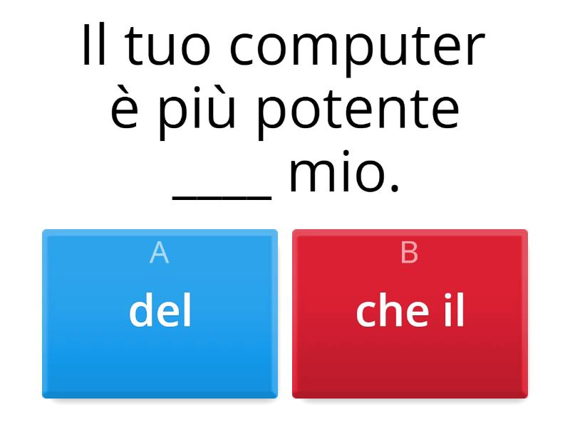 Di o che? - Quiz