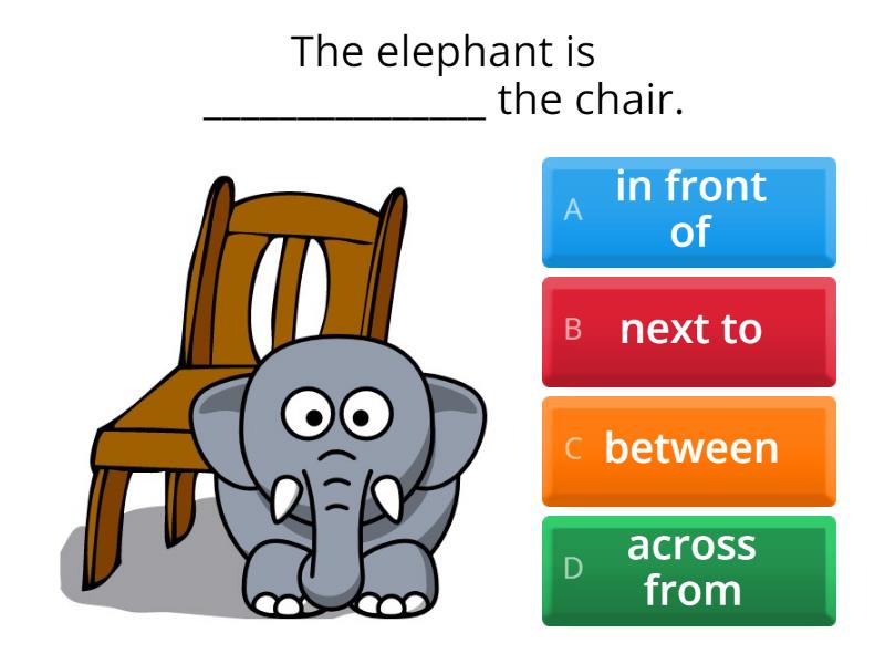 Preposition of Place Exercise - Quiz