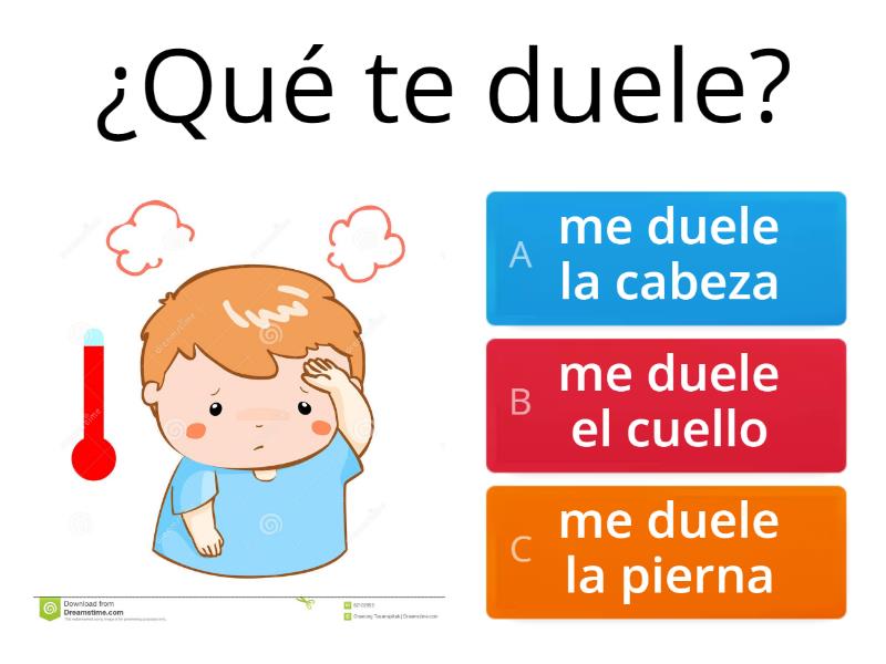 ¿qué Te Duele Quiz