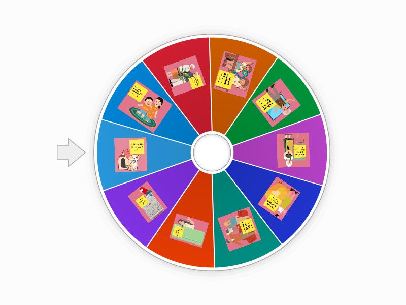 GG 1 Unit 4.3 Possessive Pronouns - Spin the wheel