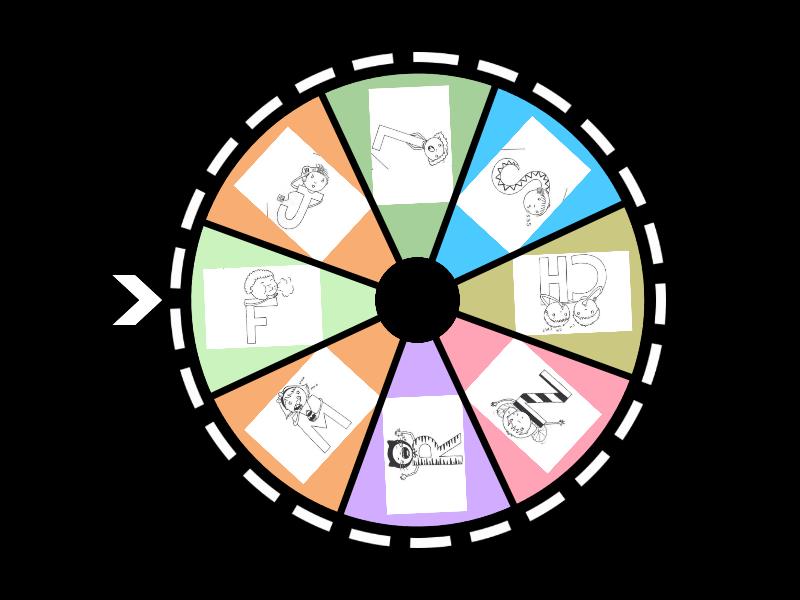 la roue des phonemes - Spin the wheel