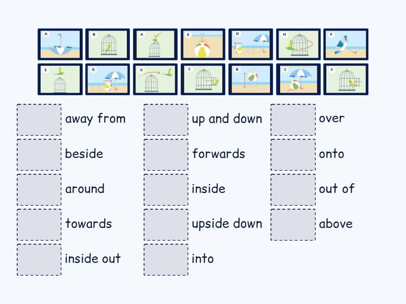 location, position, movement - Match up
