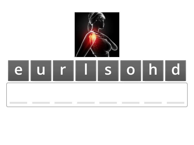 Body parts - Anagrama