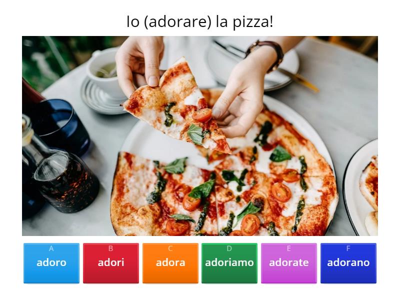 Italian Regular Verbs - Quiz