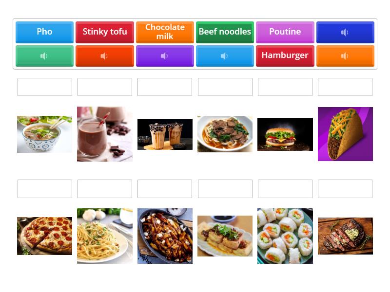 The great food contest - Match up