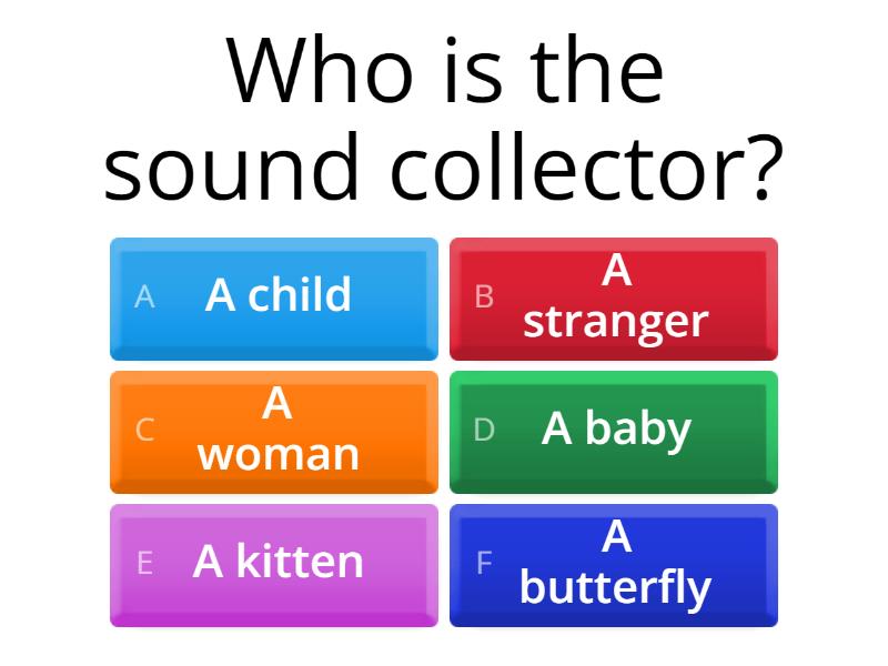 "The sound collector" by Roger McGough final test - Cuestionario