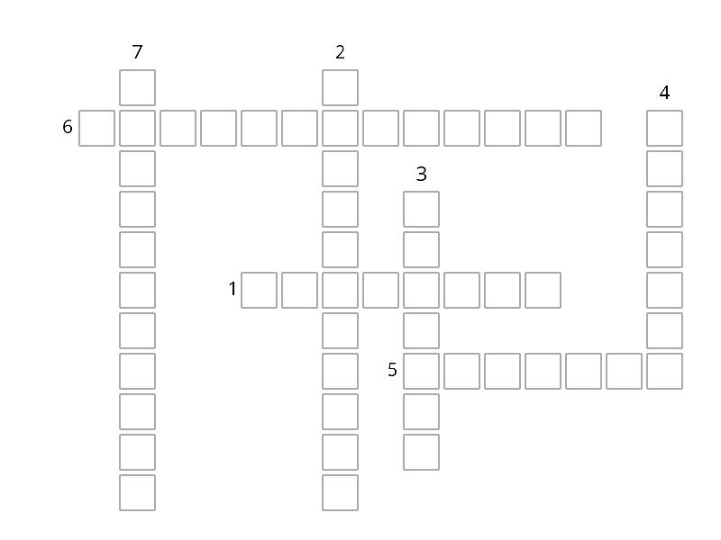 HOUSEHOLD CHORES - Crossword