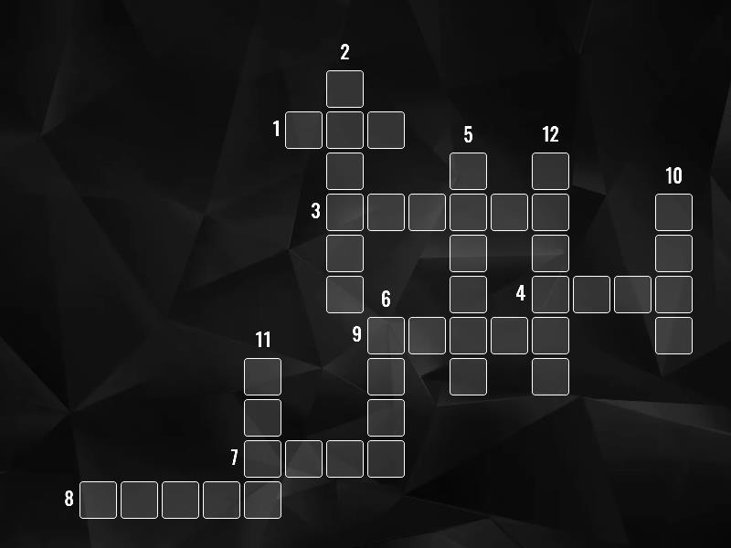 Lesson 2 - Crossword