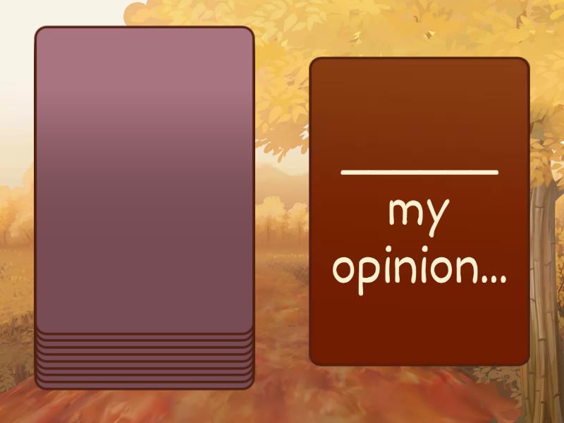 Basic 12 Expressing and responding to opinions - Speaking cards