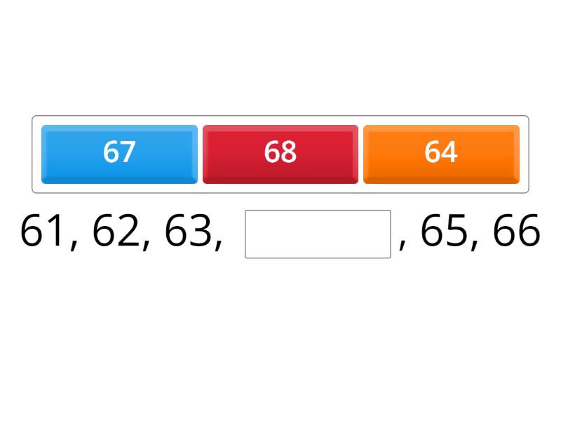 Number patterns (class 1) - Complete the sentence