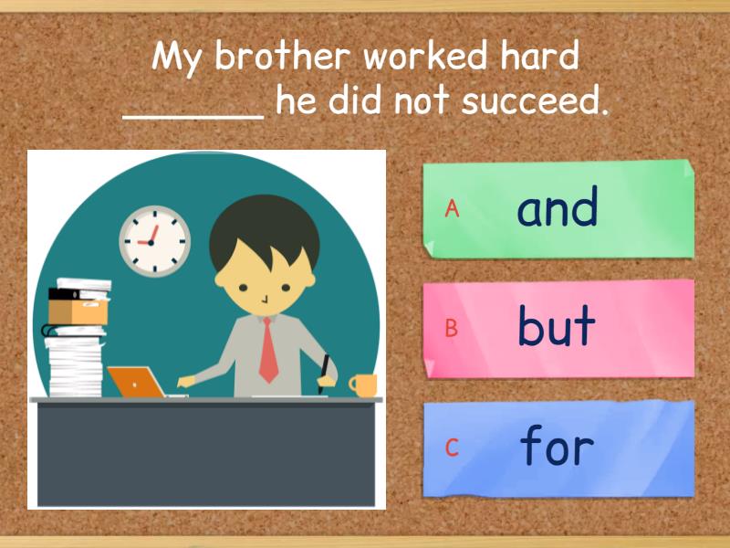 Coordinating Conjunctions Assessment - Quiz