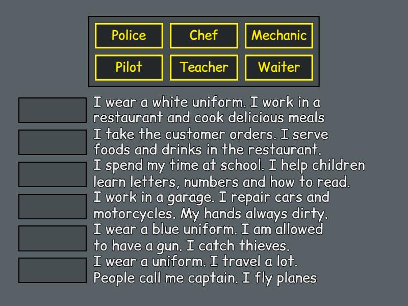 Career Riddles AR - Match up