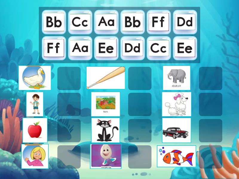 Letters FFS - Match up