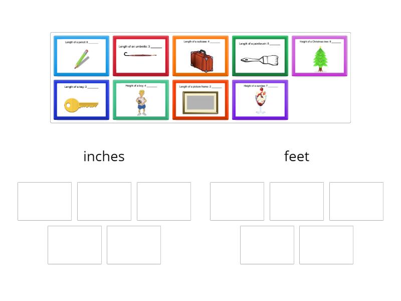 Inches or Feet?? - Group sort