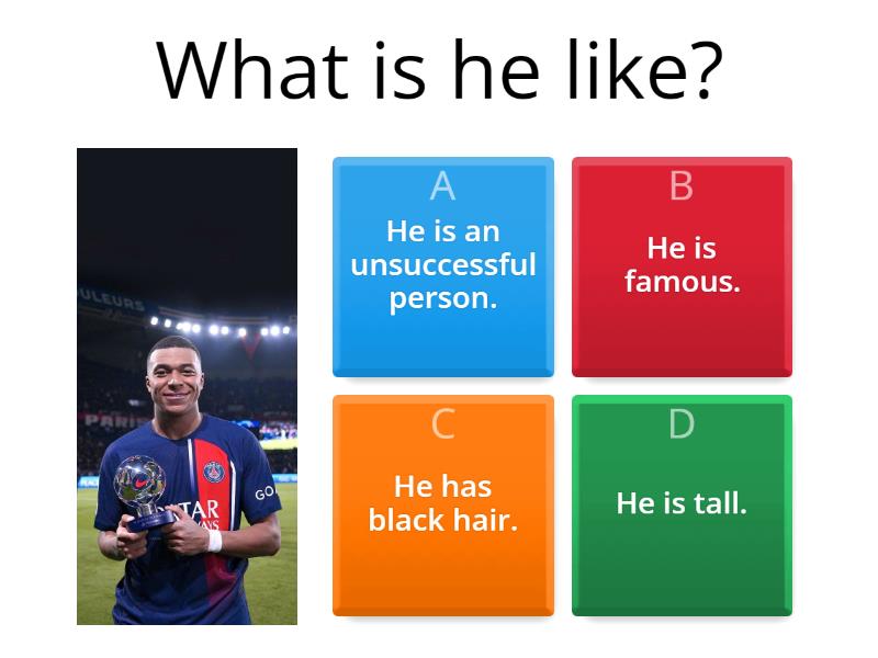 What is he/she like?- What does he/she like? - Вікторина