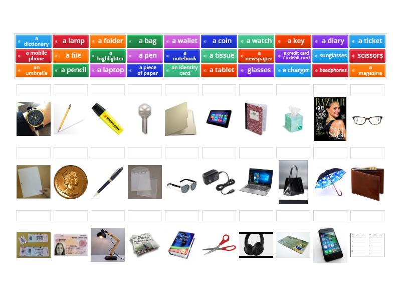 EF Elem Objects - Match up