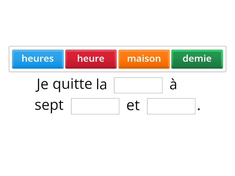 5. Comment est ta journée scolaire? How is your school day? - Complete ...