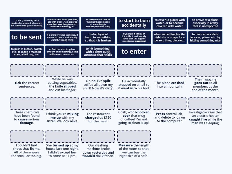2 RM B1+, 4A Vocabulary SB (meaning) - Match up