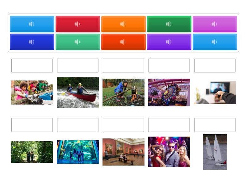 Prepare 6 Unit 19 - Une las parejas