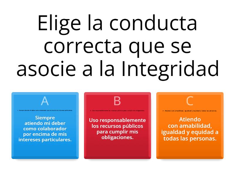 Carnaval de la Integridad - Pon a prueba tus conocimientos sobre el ...