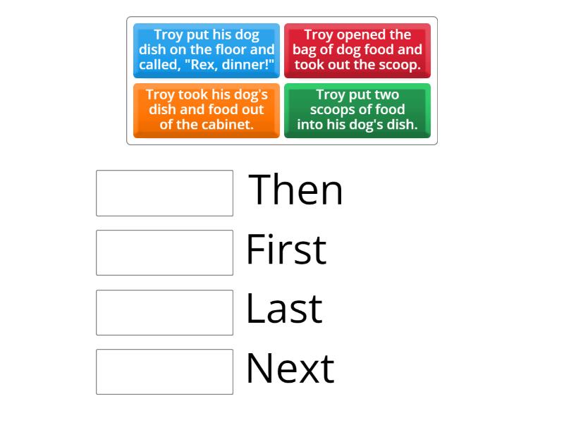 Sequencing - Match up