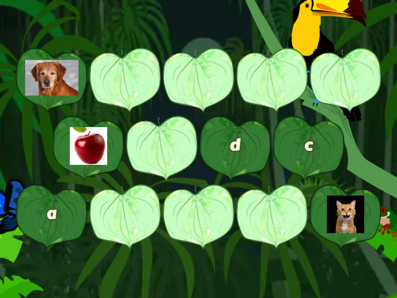 alphabet matching - Parejas