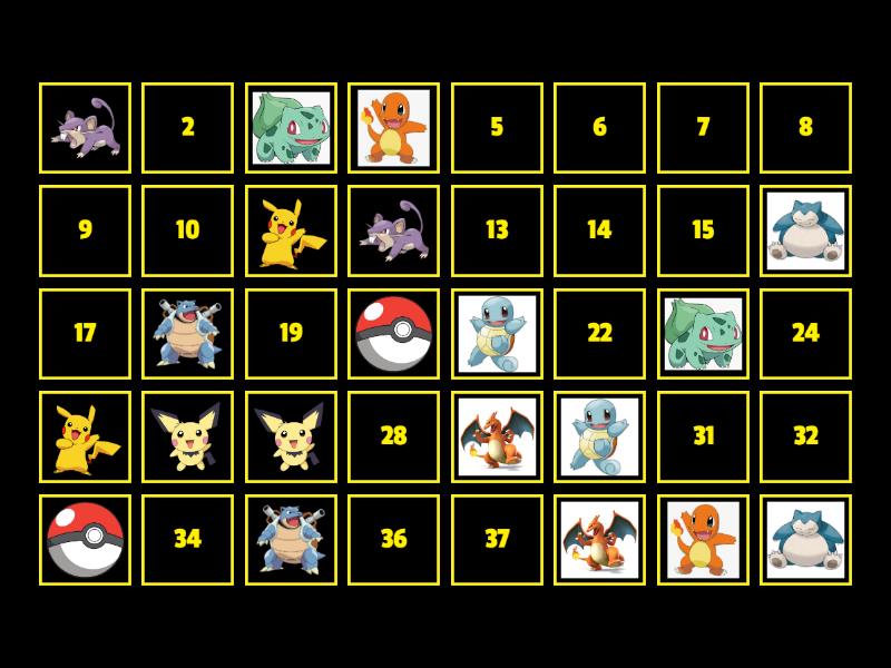 MEMORY POKEMON - Matching pairs
