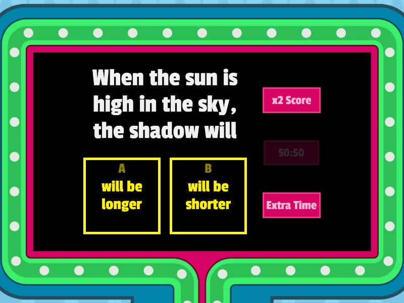 Chapter 4 : Light and Shadow Part 2 - Gameshow quiz
