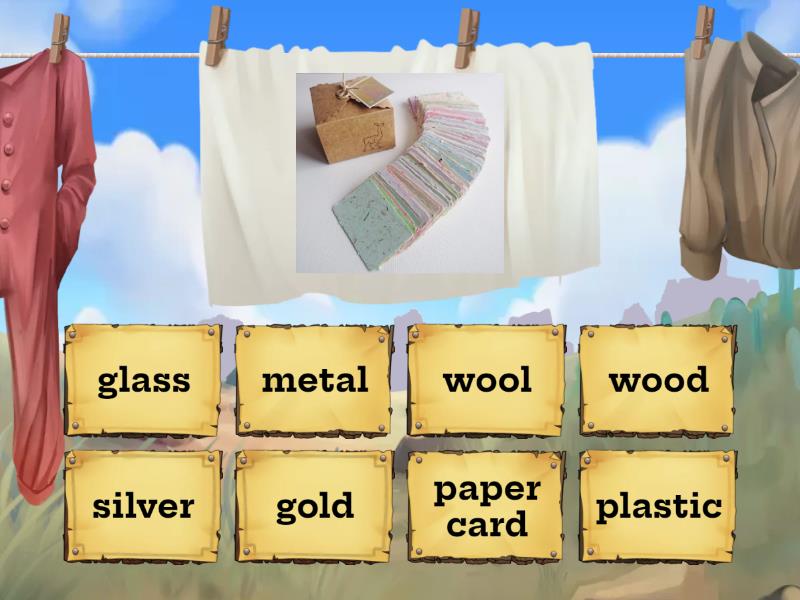 Materials - Find the match