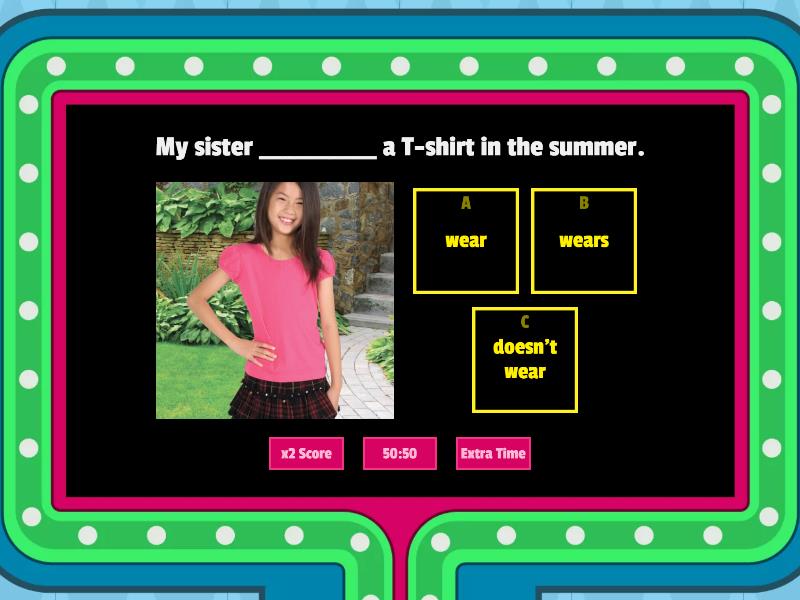 SBK2_L14_PRESENT SIMPLE - Gameshow quiz