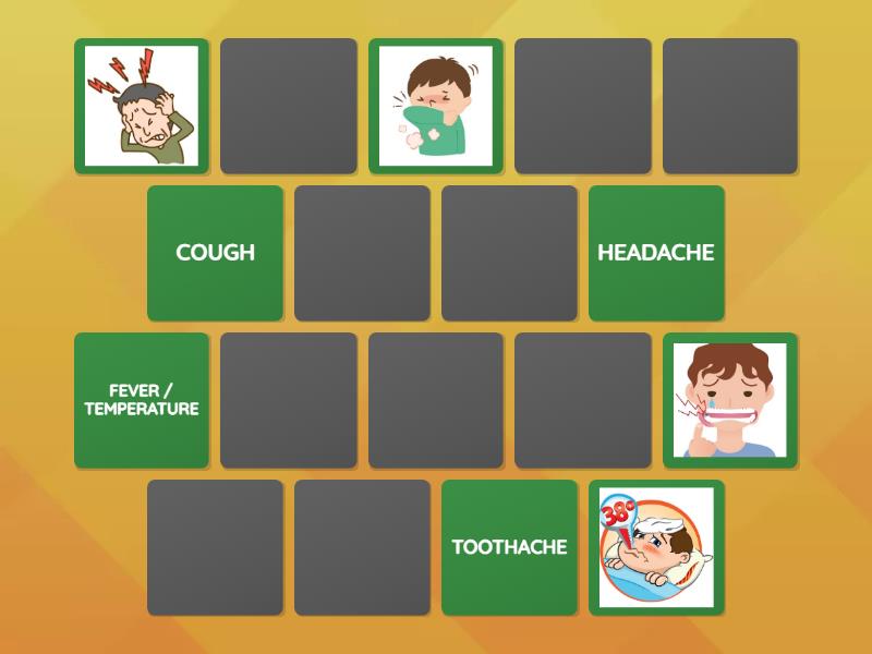 HEALTH AND ILLNESS (MEMORY) - Matching pairs