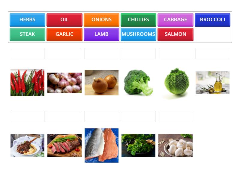 LIFE ADVENTURES 5 Unit 5 - food vocabulary - Match up