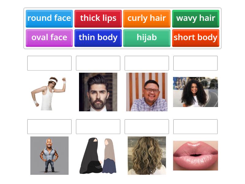 Physical features - Match up