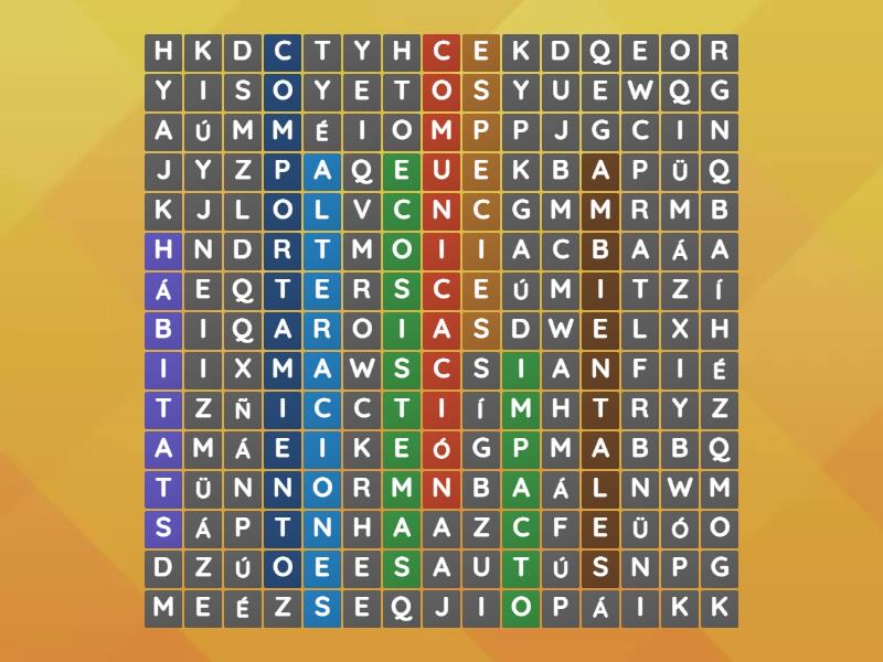 - Cambio climático - Sopa de letras