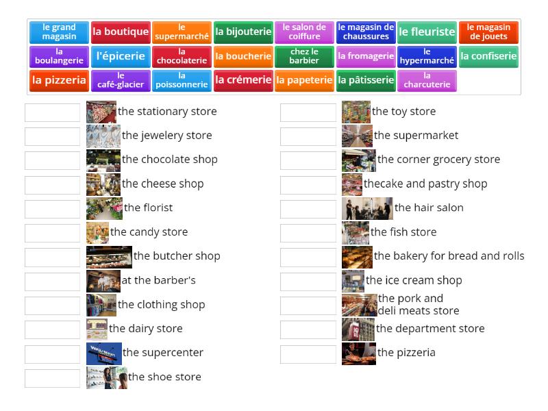 Les magasins spécialisés - Match up