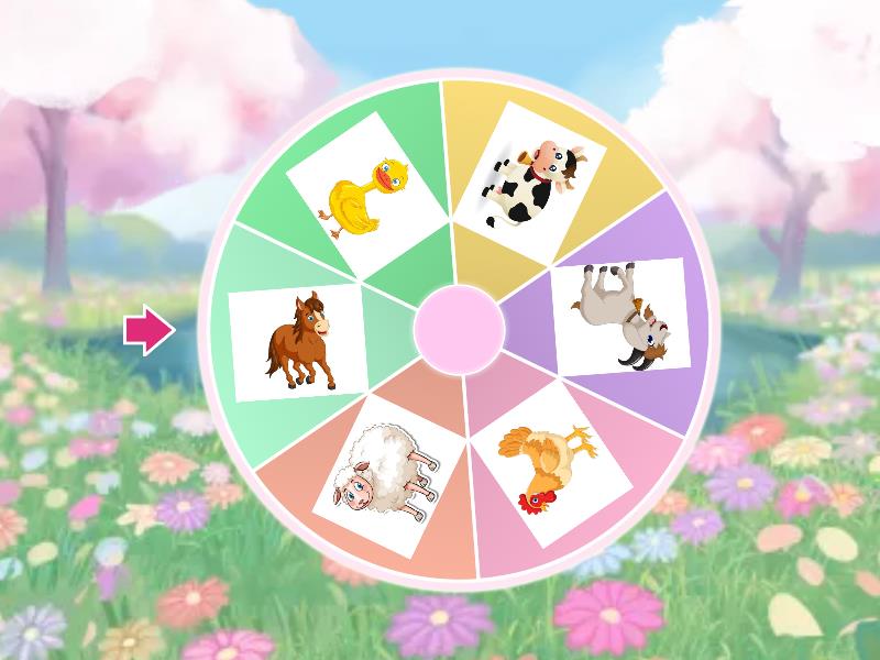 On the farm - Random wheel