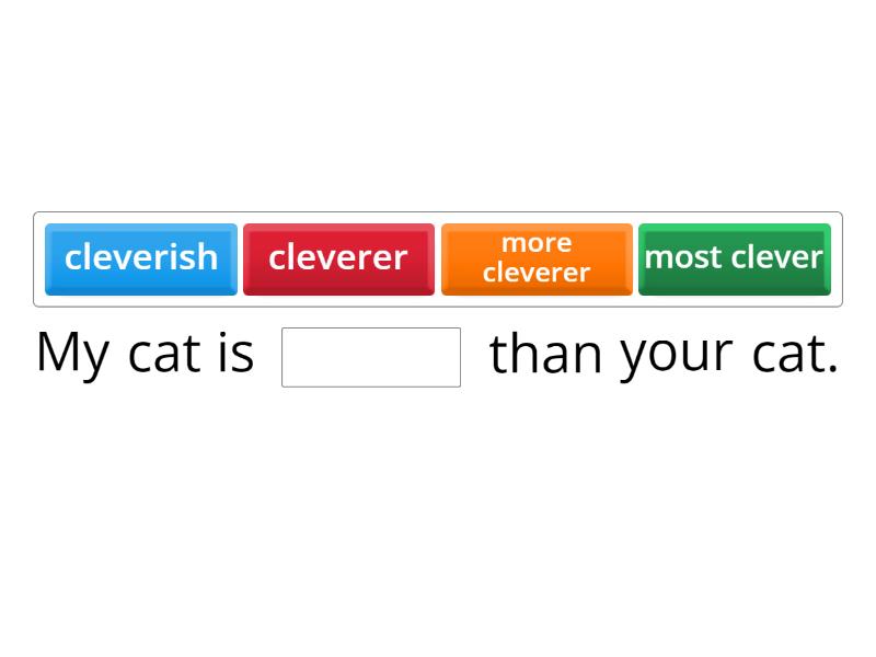 Class 5 Comparatives - Missing word