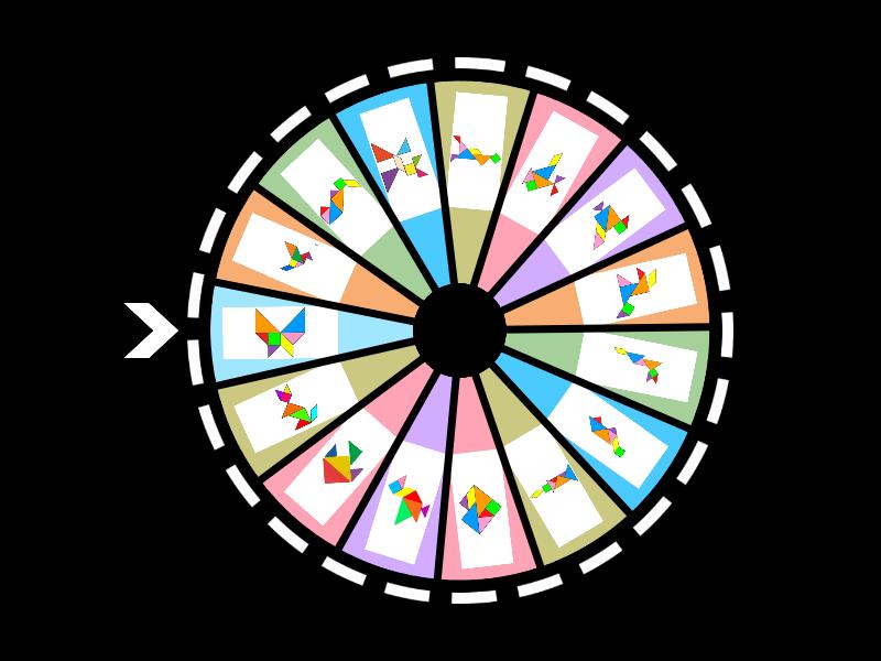 Replica la figura - Spin the wheel