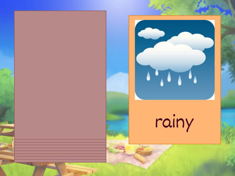 Weather - Speaking cards