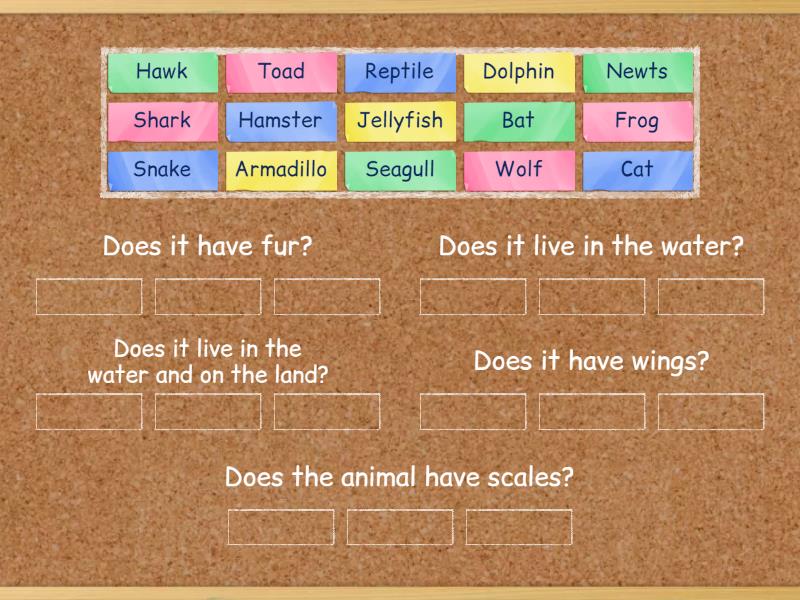Classification key - Group sort